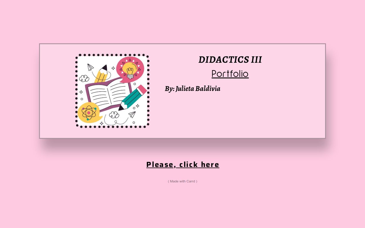 Baldivia's Portfolio